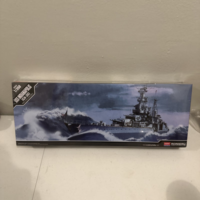 Academy 1/350 USS Indianapolis CA-35 Portland Class Heavy Cruiser Model ...