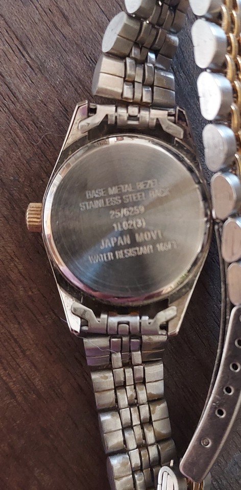 VINTAGE ARMITRON WATCH QUARTZ TIME DATE DISPLAY WORKS NEW BATTERY WATER ...