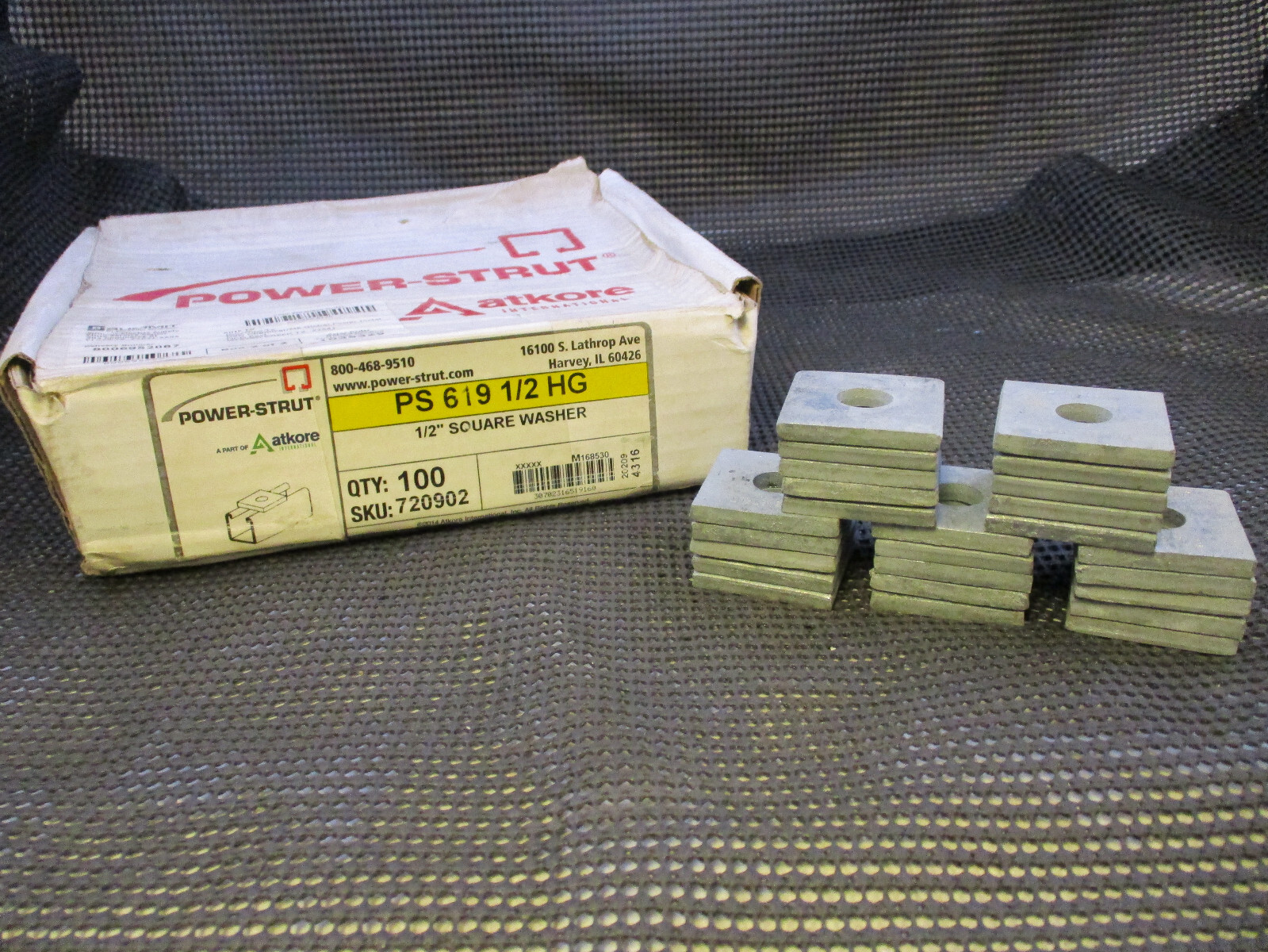 Unistrut+P1064+Square+Strut+Channel+Washer+for+1%2F2%22+Bolt for sale ...