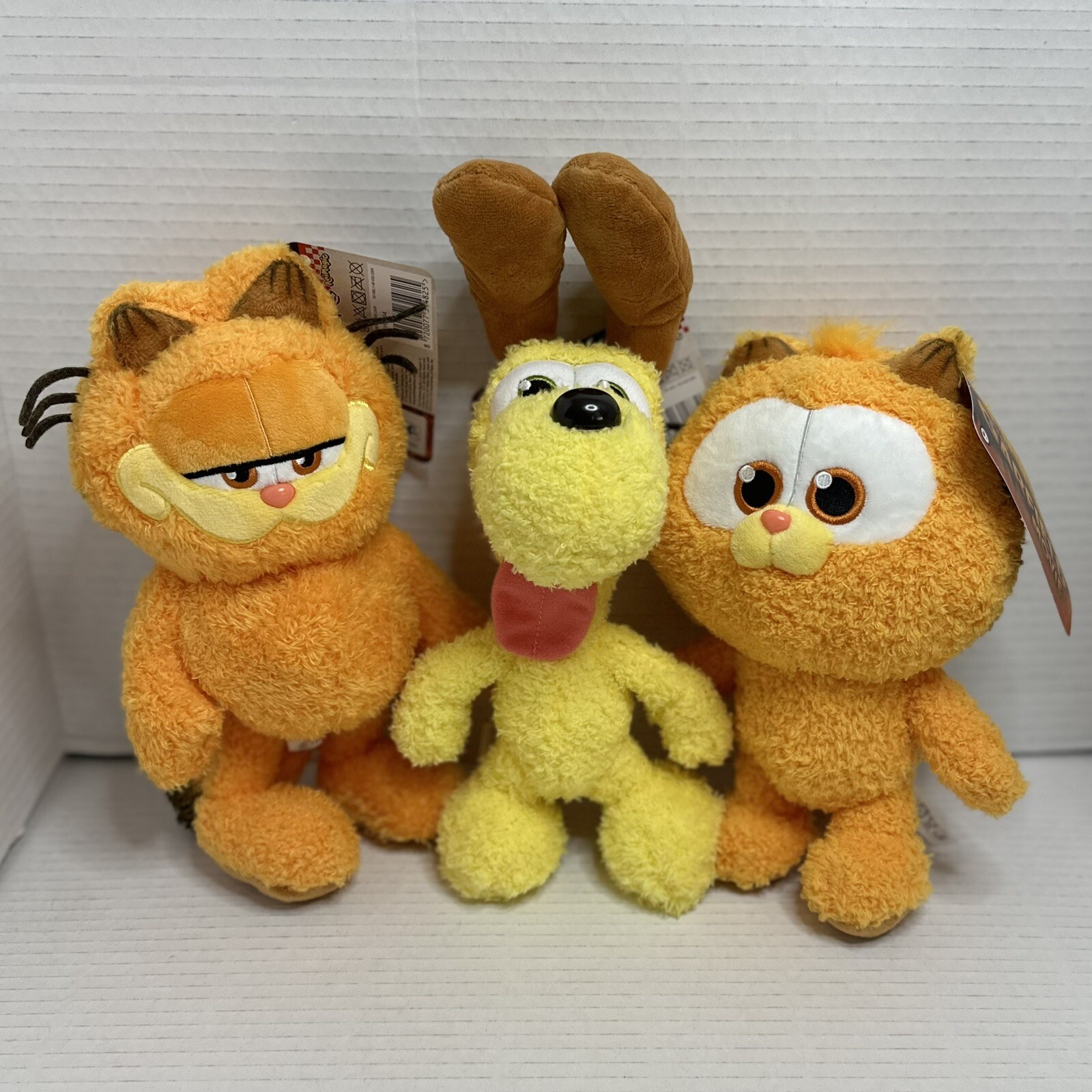 The Garfield Movie Garfield Odie Baby Garfield Plush 8" Set of 3 2024 ...