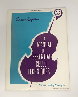 A Manual of Essential Cello Techniques by Epperson, Gordon (Paperback) | eBay