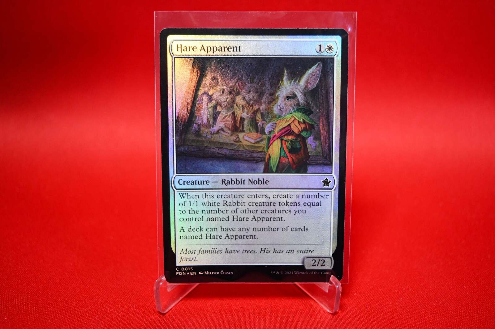 1x Hare Apparent (FOIL) - MTG - FDN - NM/M Card - Common | eBay