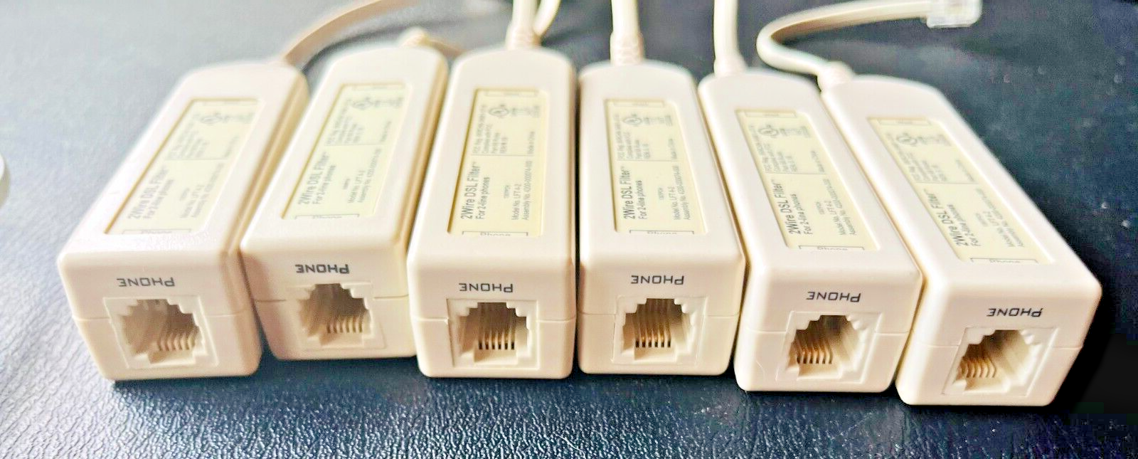 2x WIRE DSL FILTER for 2-LINE PHONE (LOT OF 6) | eBay