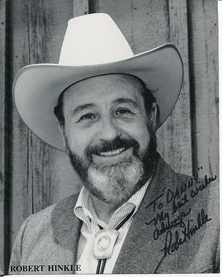 ROBERT HINKLE SIGNED PHOTO AUTOGRAPH WESTERN MOVIE ACTOR HUD ANNIE ...
