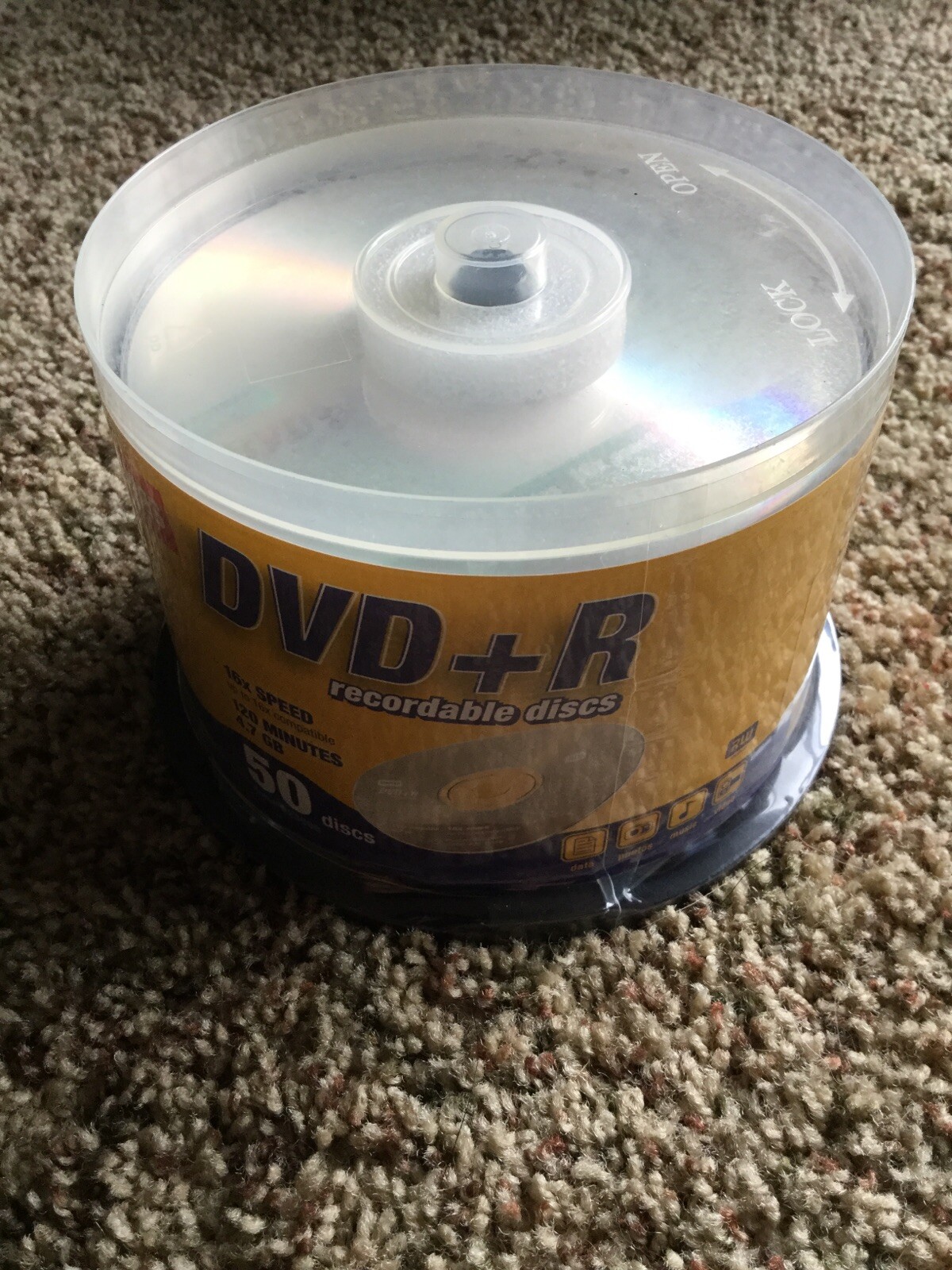 Staples DVD+R 4.7GB 120 Minute 16X Speed 50 Pack - New | eBay