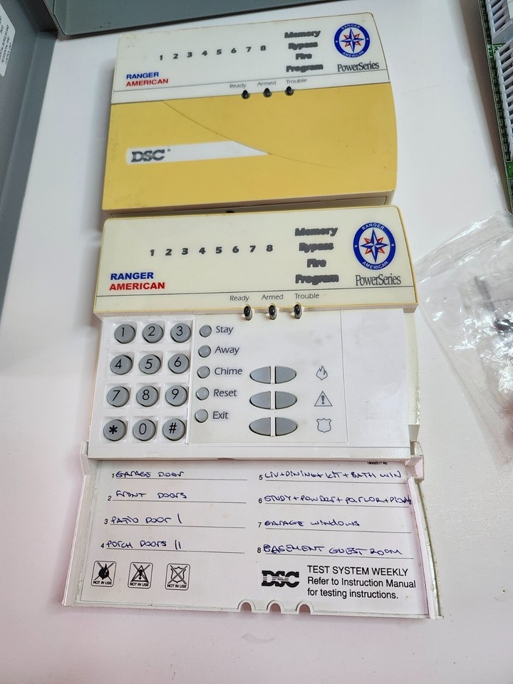 DSC Power832 - PC5010 Security Systems Control Box, 2 keypads, Alarm ...
