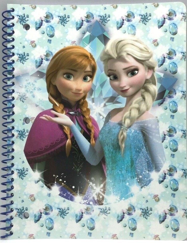 Disney Frozen Elsa Anna Olaf 5 Piece Stationery Set Notebook Sticker ...