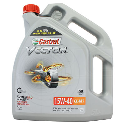 Castrol Vecton 15W-40 15W40 CK-4/E9 Mineral Engine Oil - 5 Litre 5L | eBay