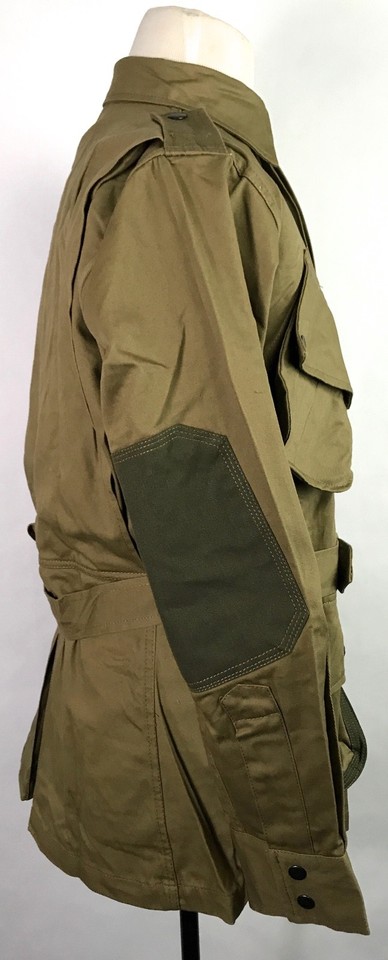 WWII US AIRBORNE PARATROOPER M1942 M42 REINFORCED JUMP JACKET- MEDIUM ...