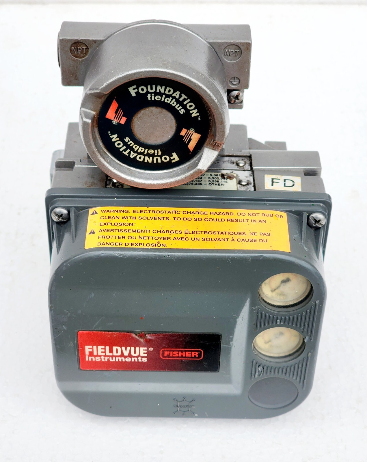 Fisher fieldvue DVC6010 PS Digital Valve POSITIONER Controller ...