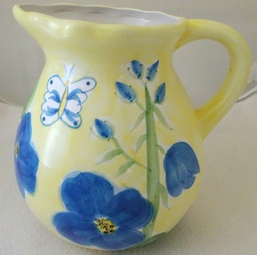 HAUSENWARE 1999 ALL PURPOSE PITCHER-LIBBY WILKIE-CERAMIC-8" TALL-10 CUP ...