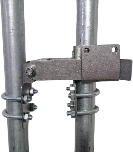 Chain Link Strong Arm Double Gate Latch for 1-3/8"- Latches Two Gates ...