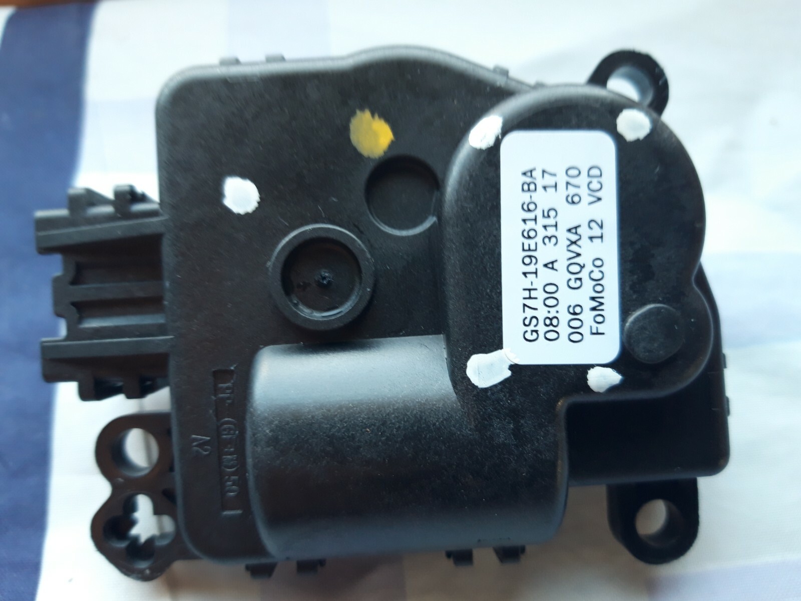 FORD S-MAX FORD FUSION 2017 HEATER FLAP CONTROL MOTOR REGULATOR GS7H ...