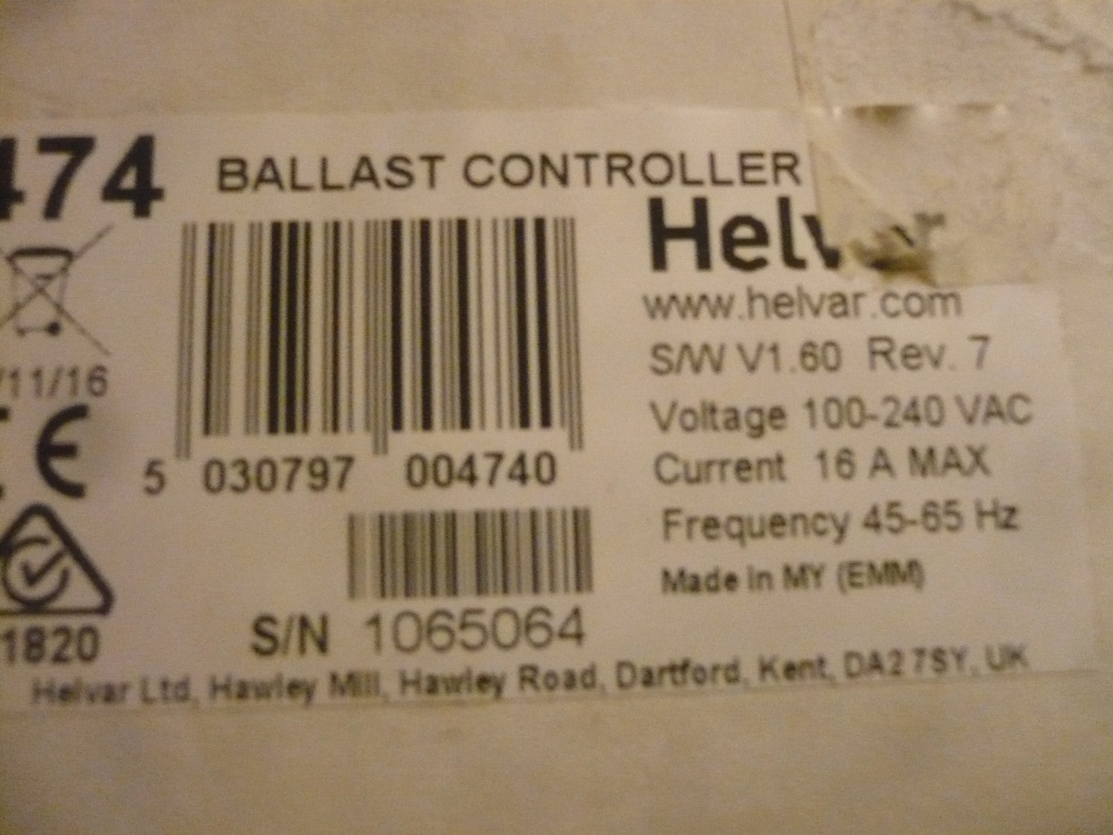 Helvar Digidim 474 Ballst Controller for sale online | eBay