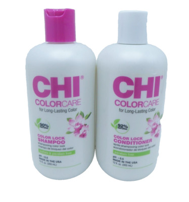 CHI Color Care Color Lock Shampoo & Conditioner Duo 12oz Each | eBay