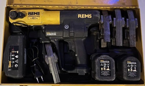 REMS-Presszange Akku-Presse im Koffer mit Ladegerät ,2 Akkus und 4 ...