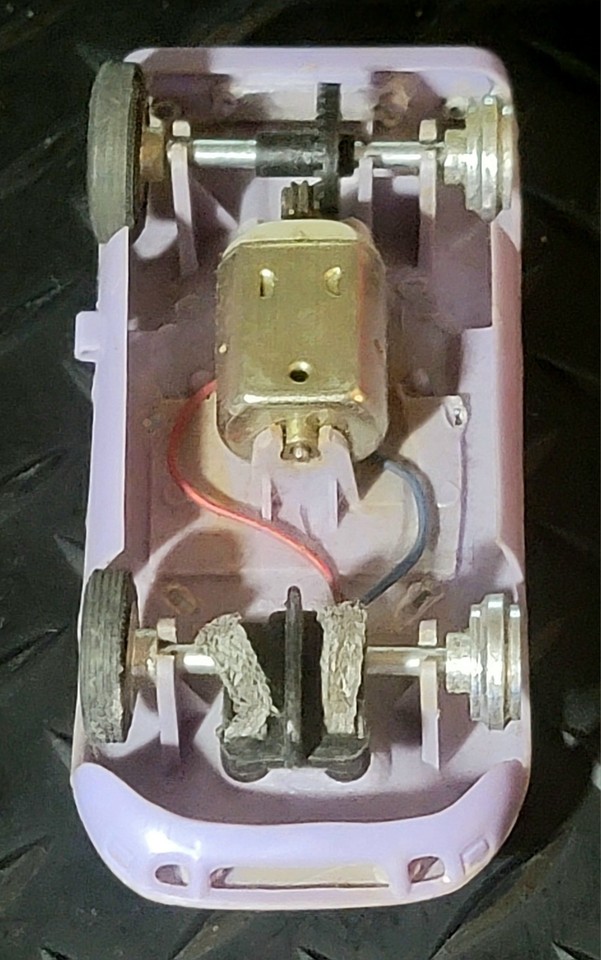 Vintage 1/32 Slot Car Violet McLaren Tested in Good Working Cond Minus ...