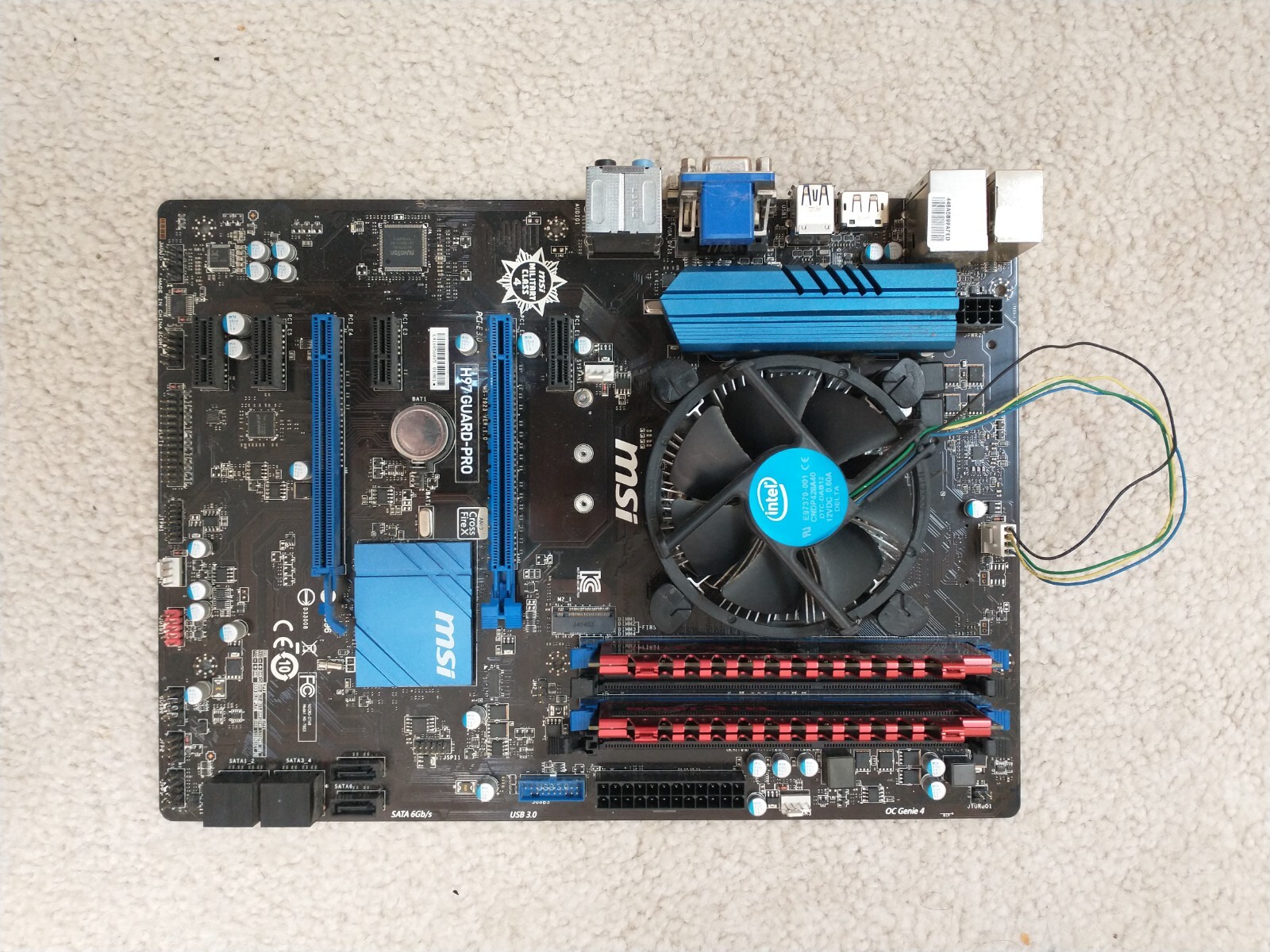 MSI H97 Guard-Pro Intel LGA1150 Motherboard w/Core i7-4790S (4x3.2Ghz ...