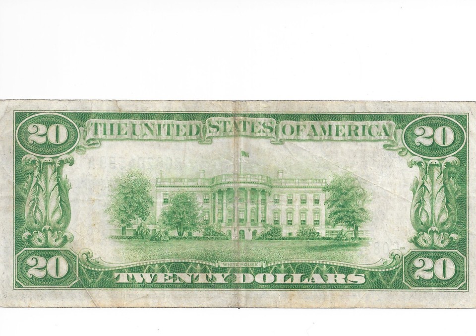 $20 Federal Reserve Note , 7-Chicago, Series 1928, Very Good Condition ...