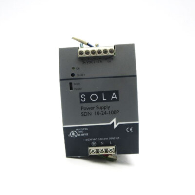 SOLA SDN10-24-100P 115/230VAC 5.0/2.0A UNMP | eBay