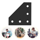 8 Pcs Aluminum Hinge Right Angle Connecting Plate Extrusion Connectors ...