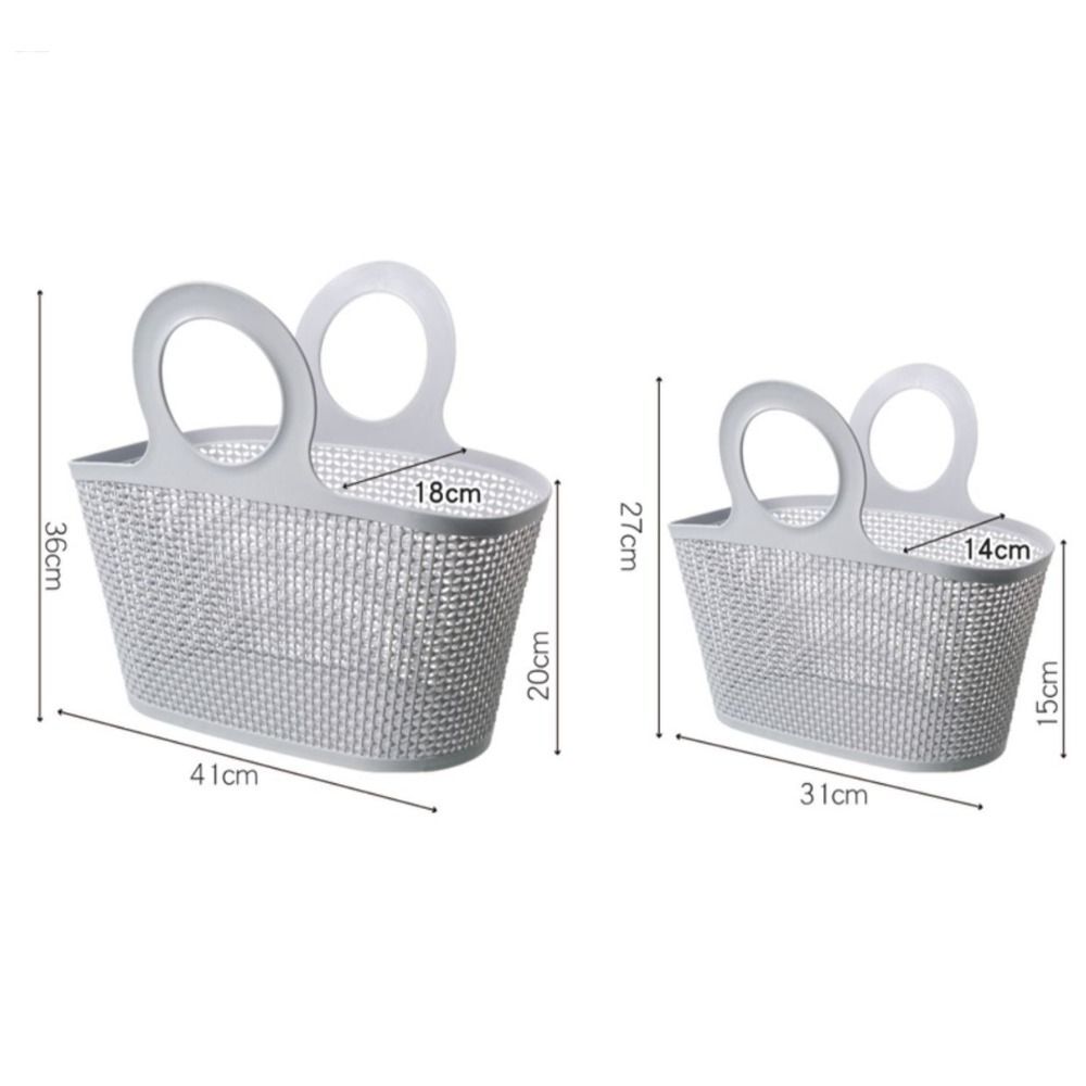 Foldable Portable Bath Basket Multi-functional Sundries Storage Basket ...