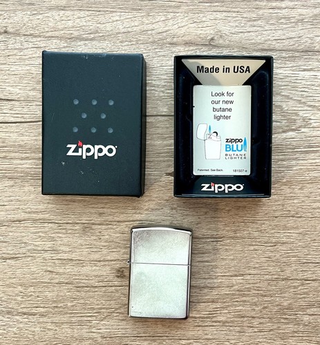 Unfired ZIPPO Lighter ( 2011 Date Code - Nice Brushed Chrome - New | eBay
