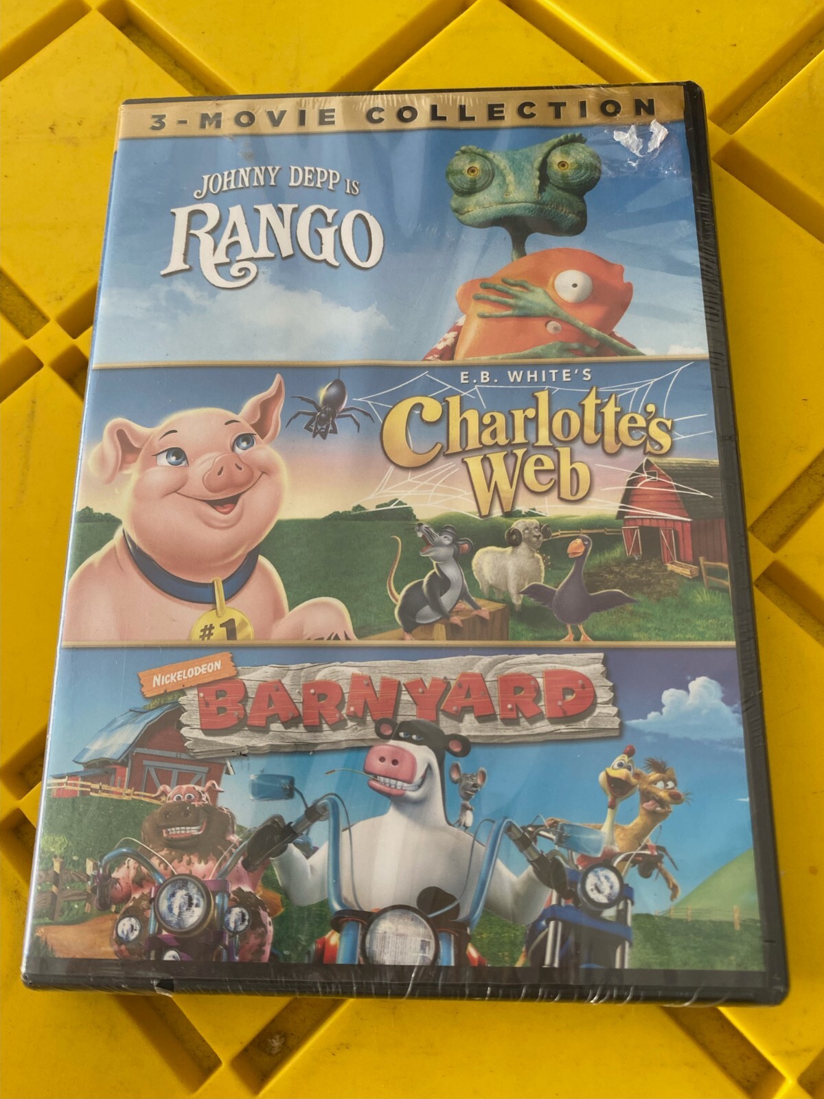 Charlotte’s Web / Barnyard / Rango (DVD, 2011) No Slipcover 32429265500 ...
