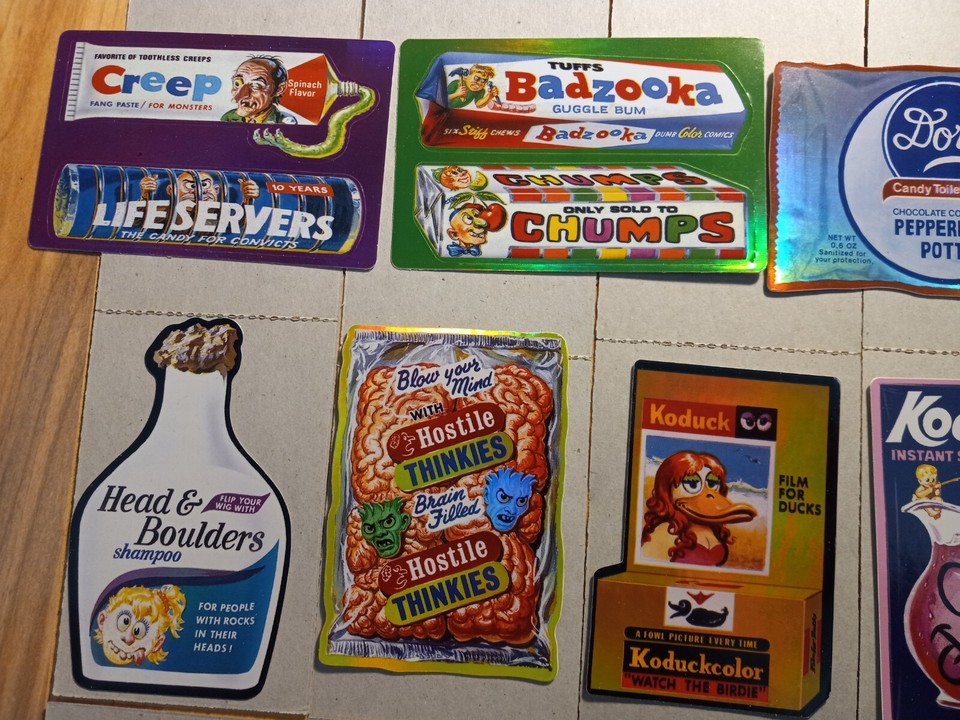 "Wacky Packages" Vending Machine Stickers | 2005 | Full Set 15 - Topps ...