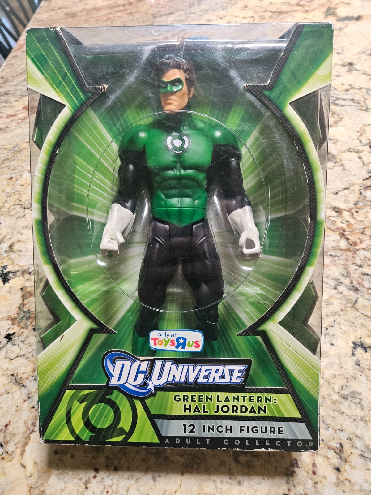 Green Lantern Hal Jordan Action Figure 2010 Toys R US Mattel 12 inch ...