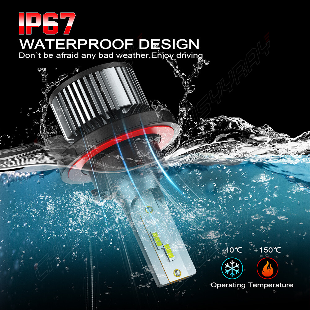 For Ford Flex 2009 -2018 Combo 4x LED Headlight Hi/Lo +Fog Light Bulbs ...