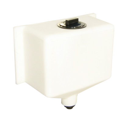 10 Gallon Rectangular Cone Bottom Water Tank, Fluid, Liquid Storage ...