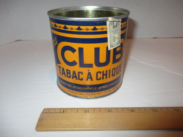 CLUB CHEWING TOBACCO TIN | eBay