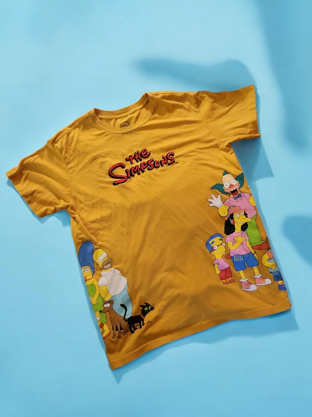 Vintage The Simpsons Wrap-Around Graphic Shirt Large … - Gem