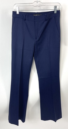 Lauren Ralph Women’s Dress Slacks Pants Flared Navy Size 2 | eBay