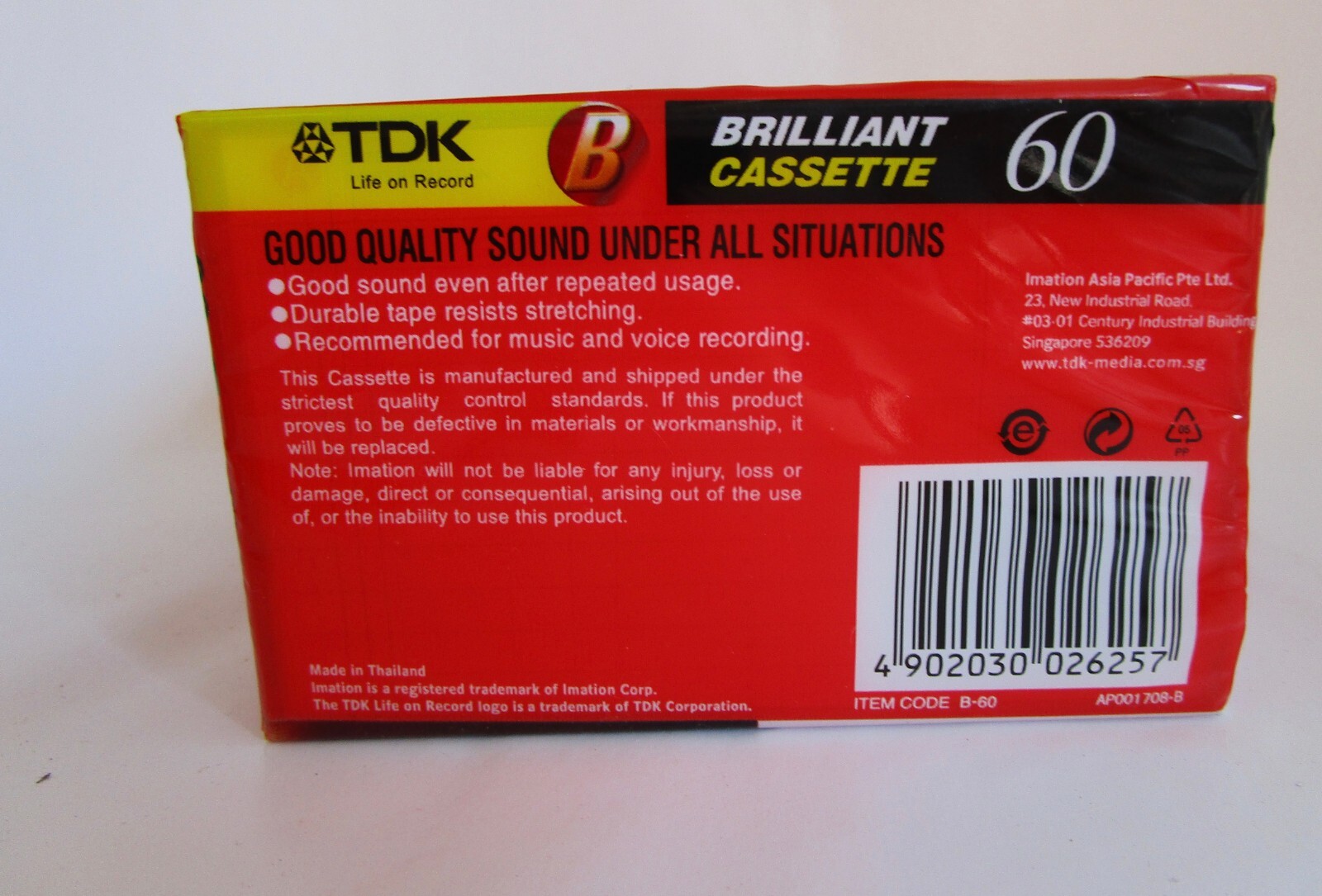 TDK B60 Brilliant blank cassettes x 5 new | eBay