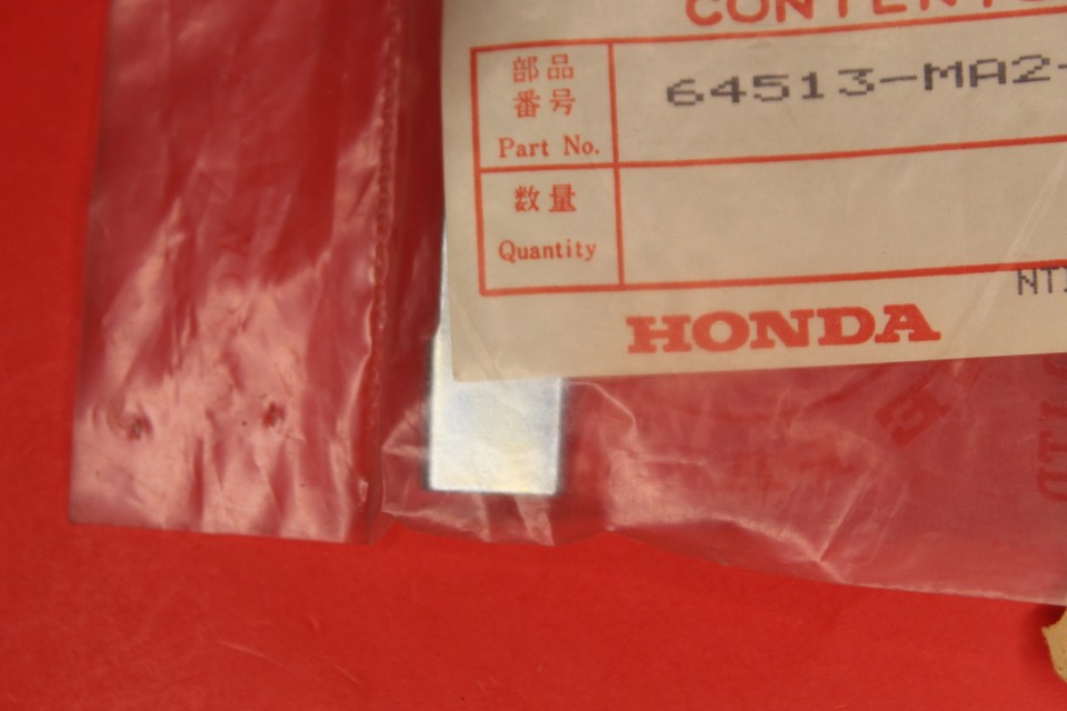 NOS HONDA Windshield Plate OEM# 64513-MA2-000 | eBay