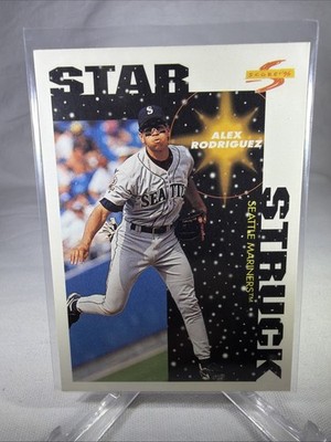 1996 Pinnacle Alex Rodriguez #361 Star Struck Seattle Mariners Baseball ...