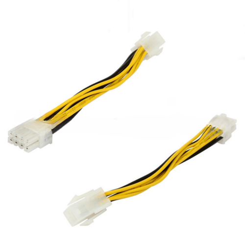EPS 8-Pin Power to ATX 4-Pin Cable For Desktop Motherboard CPU Power ...
