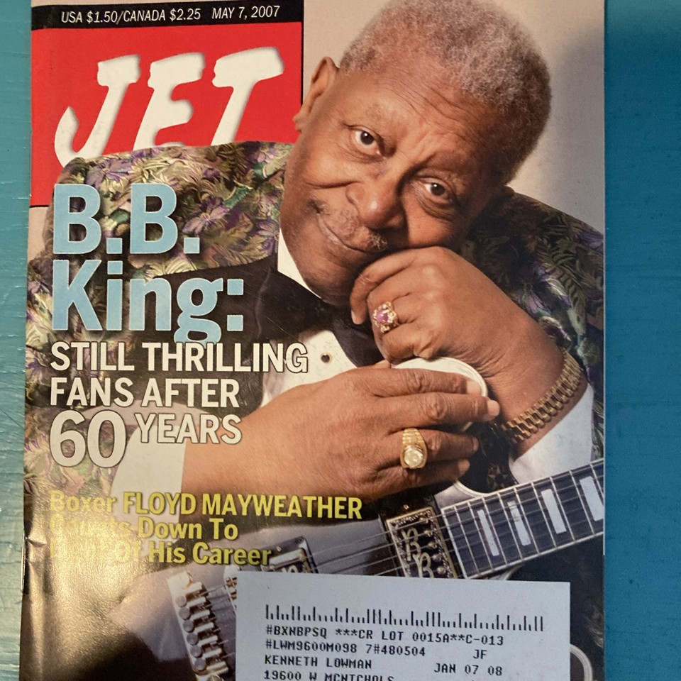 Jet Magazine May 7 2007 B.B. King, Blues Singer | eBay