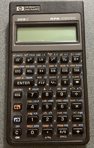 VINTAGE HP HEWLETT PACKARD 32S II RPN SCIENTIFIC CALCULATOR 1987 Works ...