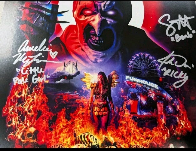 TERRIFIER 2 Cast 8x Signed 11x17 Poster David Howard Thornton + RARE ...