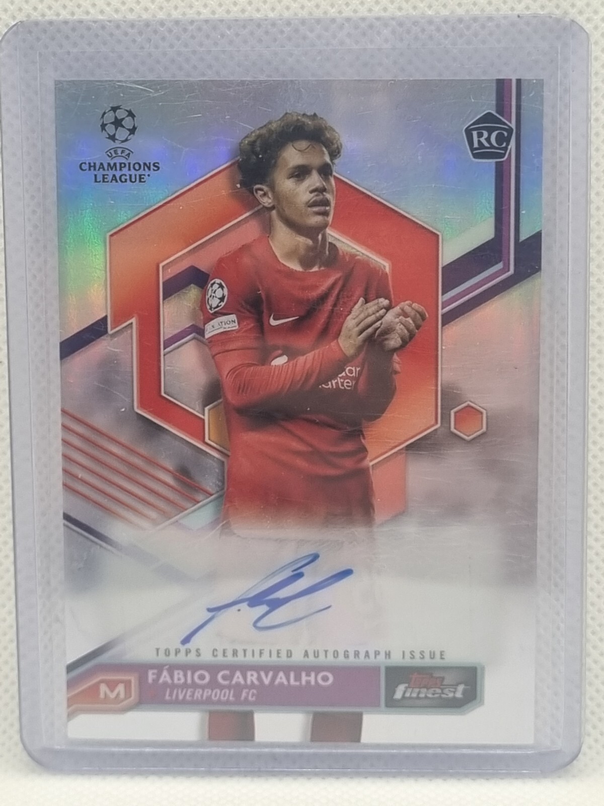 Fabio Carvalho Liverpool Portugal 2022-23 Topps UEFA Champion's League ...