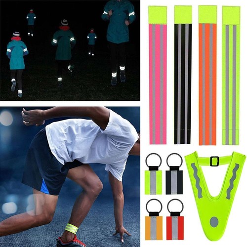 Pendant Sport Tape Warning Armband Cycling Reflective Strips Bike ...