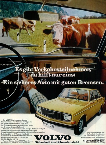 VOLVO-BREMSEN-1971-Reklame-Werbung-genuine Advert-La publicité-nl ...