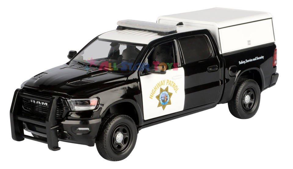 2019 Ram 1500 California Highway Patrol CHP Police Pickup 1/24 Motormax ...