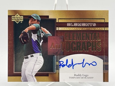 Ruddy Lugo 2007 Upper Deck Elements Elemental Autograph RC Auto | eBay