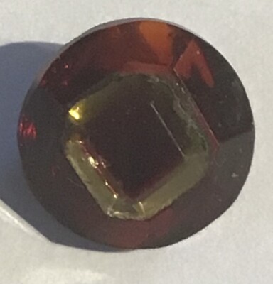 FABULOUS ANTIQUE RED RUBY GLASS TINGUE BUTTON | eBay