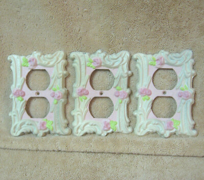 Switch Plates & Outlet Covers - Shabby Roses
