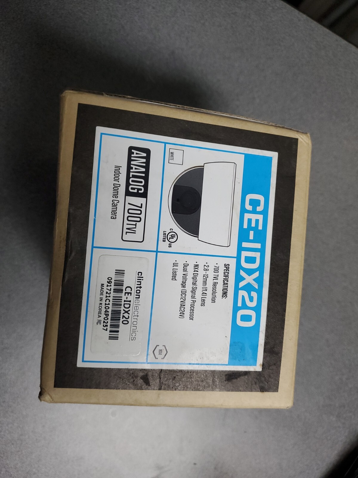 Clinton Electronics CE-IDX20 Indoor Dome Camera New open box IDX series | eBay